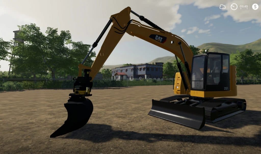FS19 Cat 315FL v1.0.0 (1) - Farming simulator 19 / 17 / 15 Mod