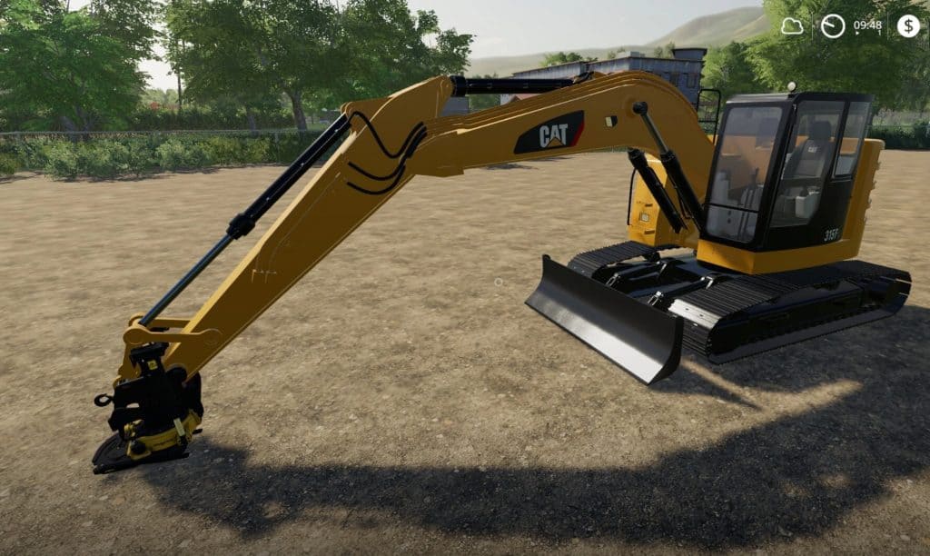 FS19 Cat 315FL v1.0.0.0 - FS 19 Forklifts / Excavators Mod Download