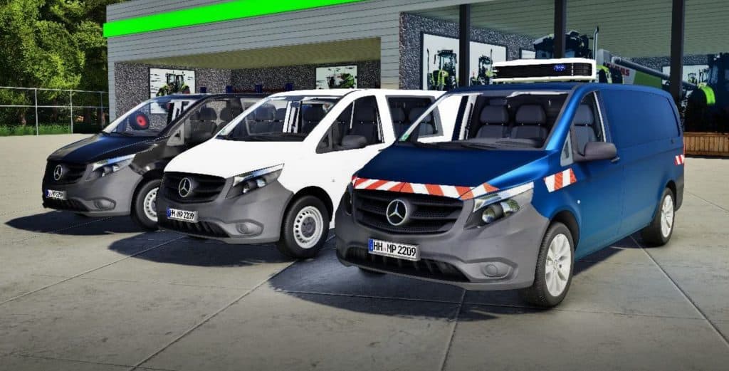 FS19 Mercedes Benz Vito MK3 v1.0 - FS 19 Vehicles Mod Download