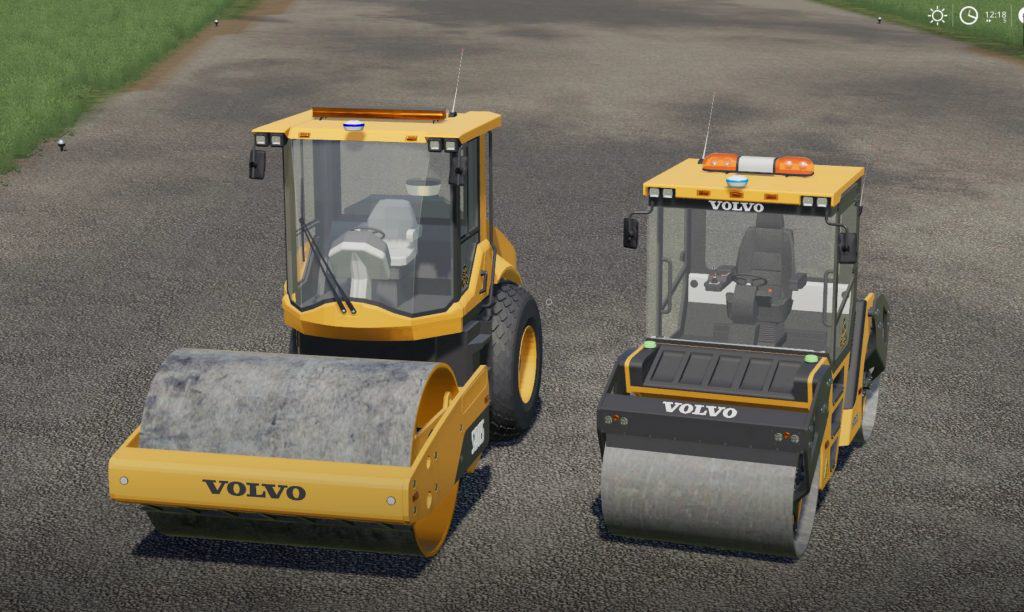 FS19 Volvo SD-115 Road Compactor v1.0 - FS 19 Forklifts / Excavators ...