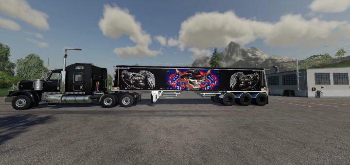 FS19 40FT PJ Gooseneck Trailer v1.0.0.0 - FS 19 Trailers Mod Download