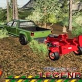 FS19 Log splitter FH24T v2.0 - FS 19 Trailers Mod Download