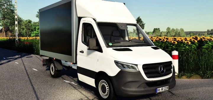 FS19 Mercedes Sprinter MK5 v1.0.2.0 - FS 19 Vehicles Mod Download