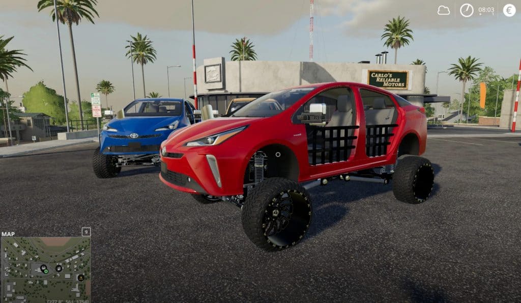 FS19 2019 lifted prius v1.0.0.0 - FS 19 Cars Mod Download