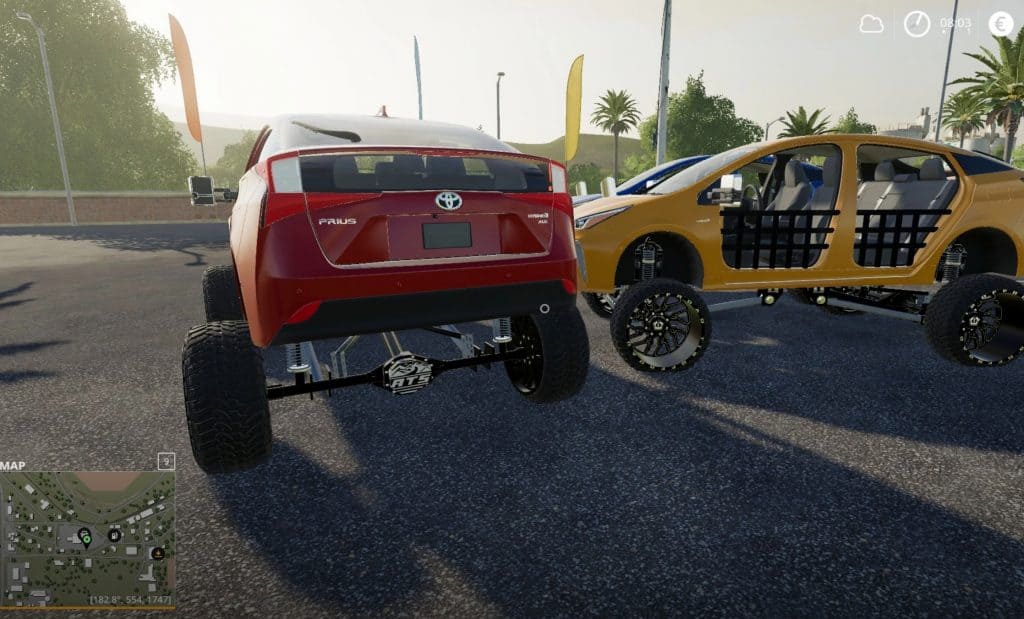 FS19 2019 lifted prius v1.0.0 (5) - Farming simulator 19 / 17 / 15 Mod