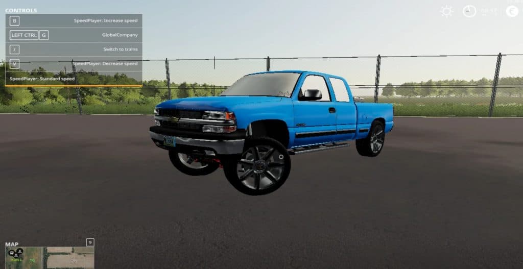 FS19 99 Chevy silverado squatted v1.0 - FS 19 Cars Mod Download