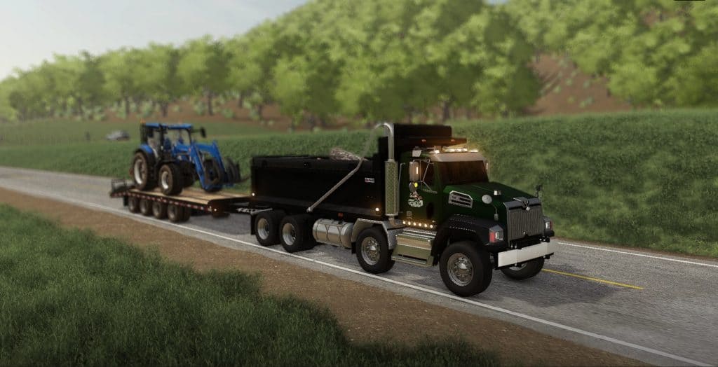 FS19 AJ's Western Star 4700 v1.0.0 (5) - Farming simulator 19 / 17 / 15 Mod
