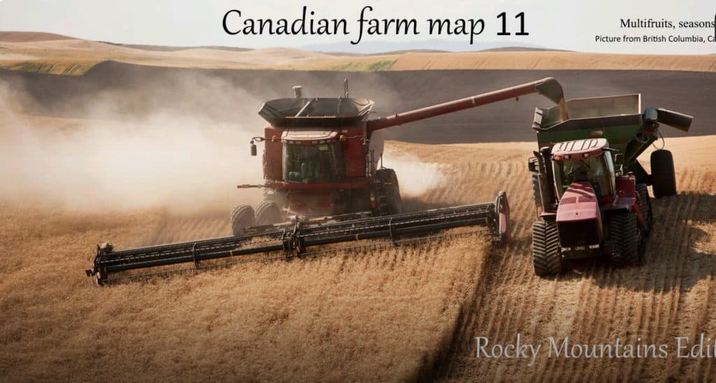 FS19 Canadian Farm Map v11.1 Rocky - FS 19 Maps Mod Download