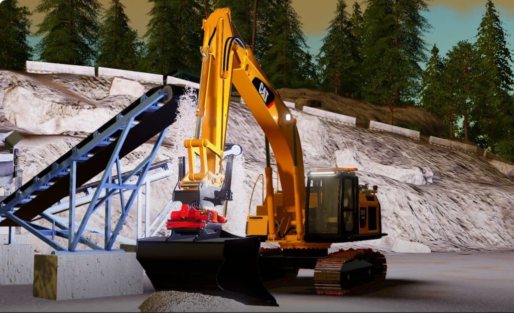 FS19 Cat 320 EL v1.1.0.0 - FS 19 Forklifts / Excavators Mod Download