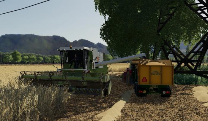 FS19 Edit kombajnu Forschrit E518 JZD ZABŘEH - FS 19 Combines Mod Download