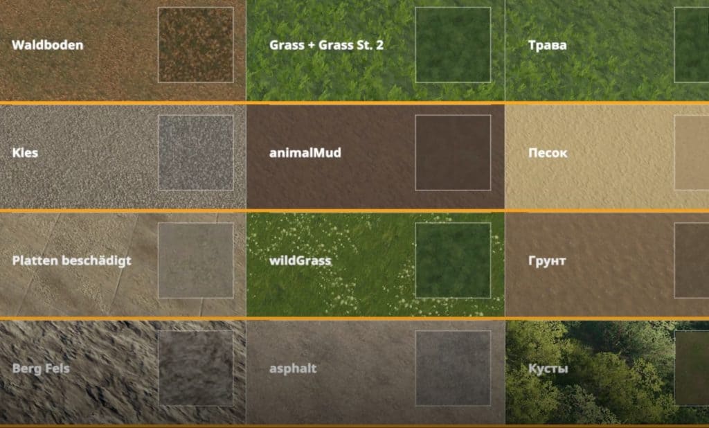 FS19 HoT Landscape Paint Text v1.0.0.4 - FS 19 Textures Mod Download