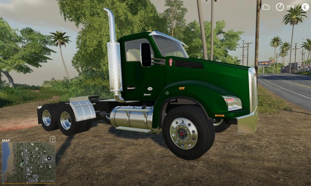 FS19 Kenworth t880 v2.0.0.0 - FS 19 Trucks Mod Download