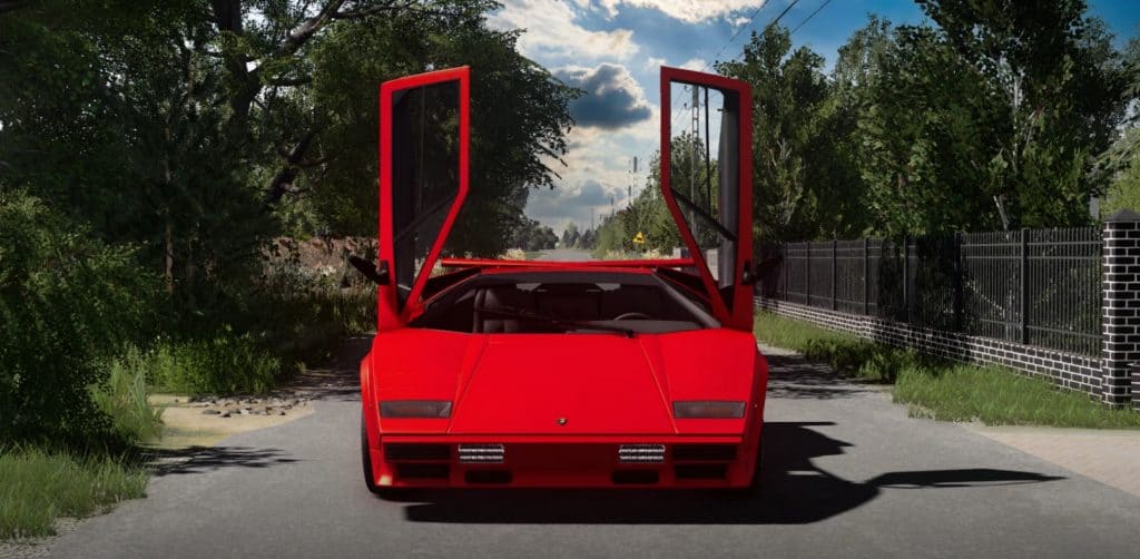 FS19 Lamborghini Countach 1988 v0.9.9.b - FS 19 Cars Mod Download