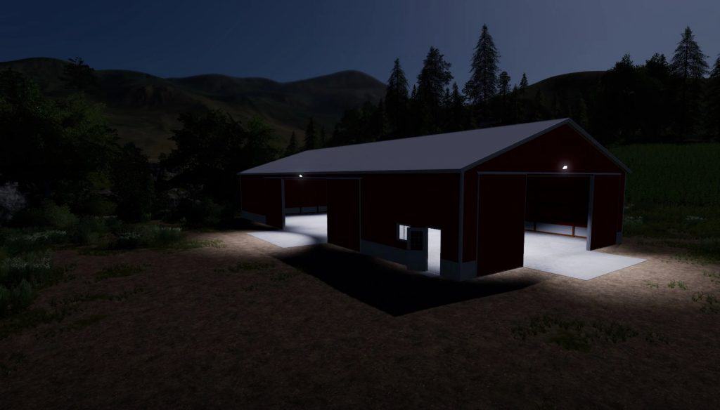 FS19 Machine Shed USA v1.0.0 (2) - Farming simulator 19 / 17 / 15 Mod