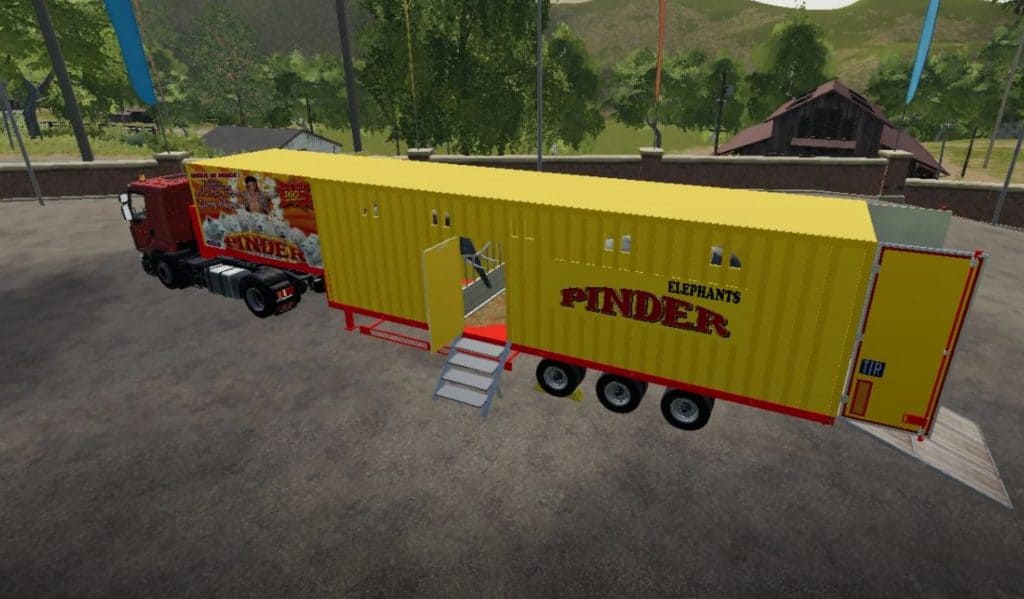 FS19 PINDER Elephant Trailer v1.0.0 (1) - Farming simulator 19 / 17 ...