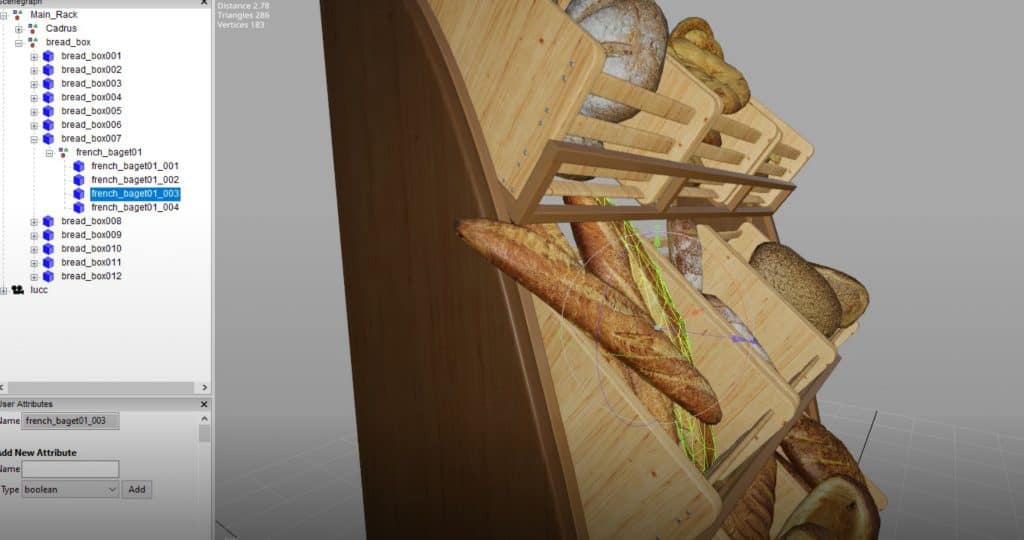 FS19 Rack with bread v1.0.0 (2) - Farming simulator 19 / 17 / 15 Mod