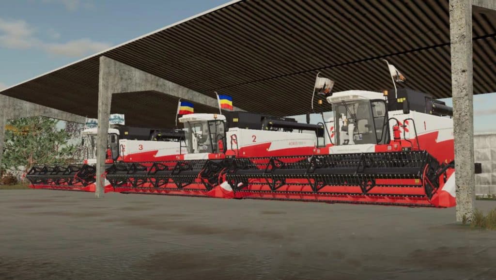 FS19 Rostselmash Acros Pack v1.0.0.0 - FS 19 Combines Mod Download