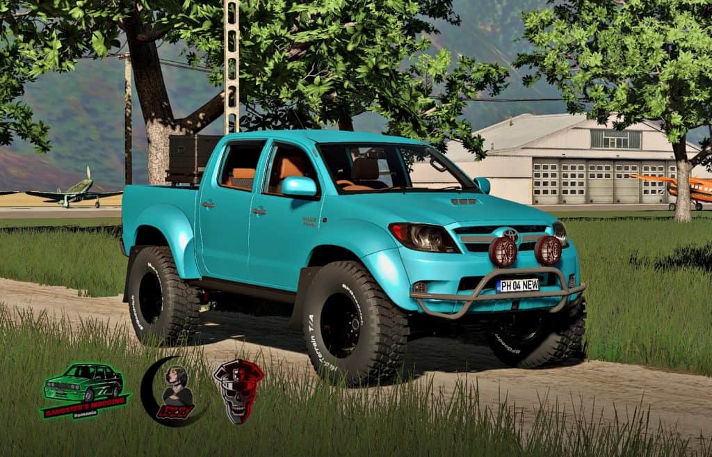 FS19 Toyota Hilux Arctic v1.0.0 (2) - Farming simulator 19 / 17 / 15 Mod