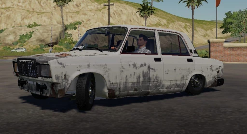 FS19 VAZ 2107 (combat) v1.0.0 (1) - Farming simulator 19 / 17 / 15 Mod