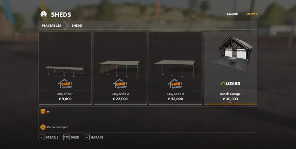 FS19 Ranch Set Gray v1.0.0.0 - FS 19 Objects Mod Download