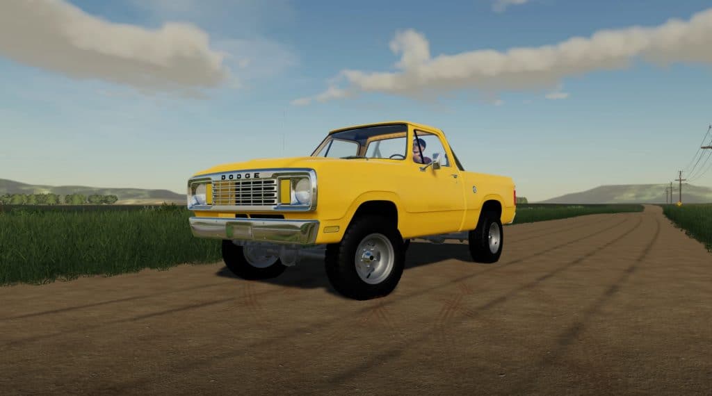 FS19 1977 dodge powerwagon v1.0.0.0 - FS 19 Cars Mod Download