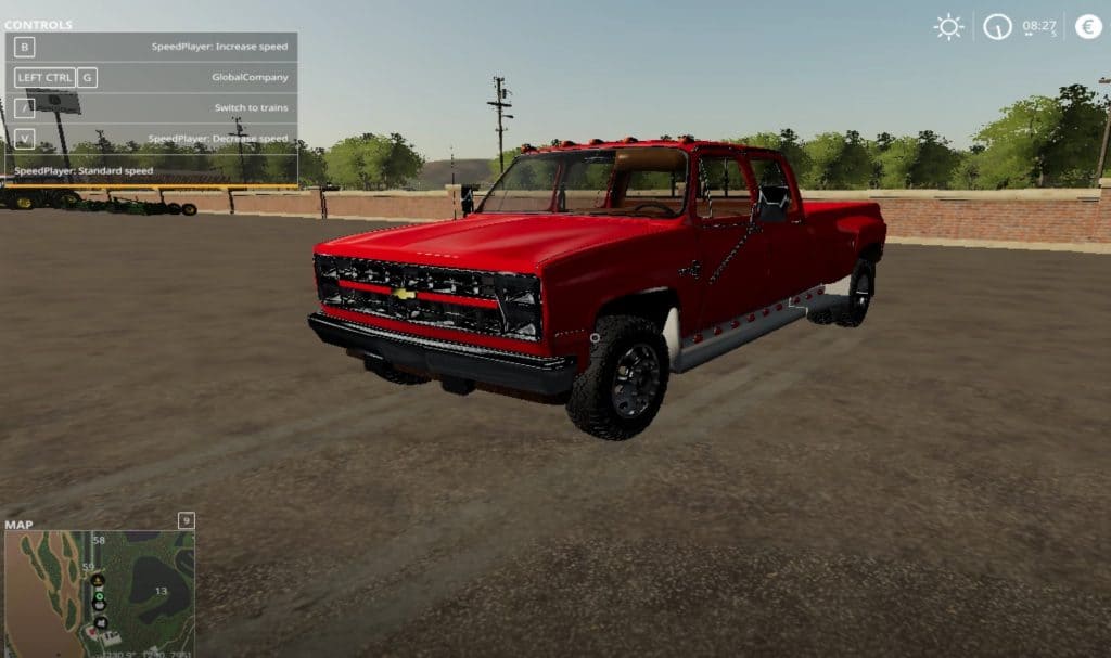 FS19 1986 chevy silverado crew cab dually v1.0 - FS 19 Cars Mod Download
