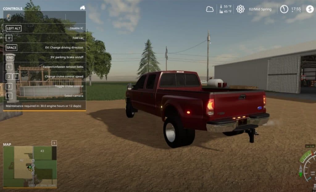 FS19 2003 Ford F350 6.0L Powerstroke v1.0.0.0 - FS 19 Cars Mod Download