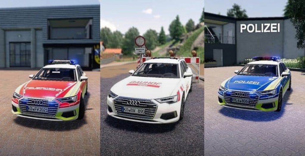 FS19 Audi A6 Avant v1.0.0.0 - FS 19 Cars Mod Download