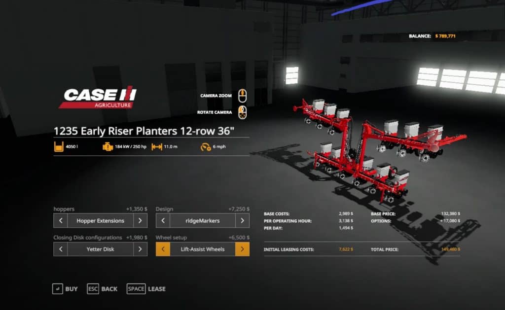FS19 Case IH 1235 Early Riser Planter v1.0.0.0 - FS 19 Implements ...