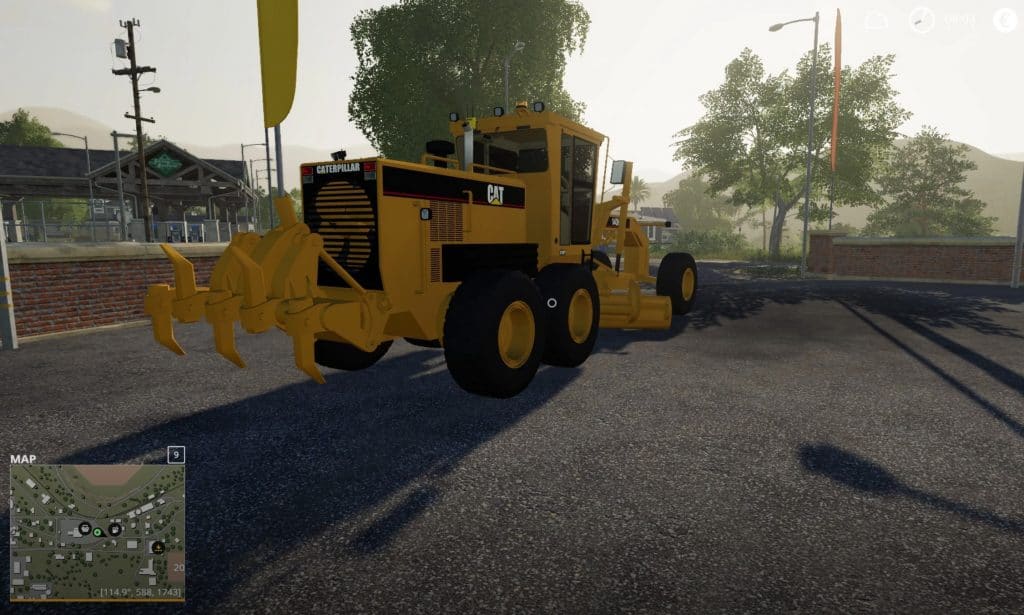 FS19 Caterpillar 140H v1.0.0 (5) - Farming simulator 19 / 17 / 15 Mod