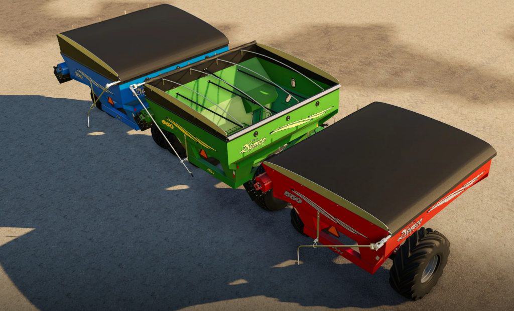 FS19 Demco Posi Flow grain cart Final v1.1 - FS 19 Trailers Mod Download