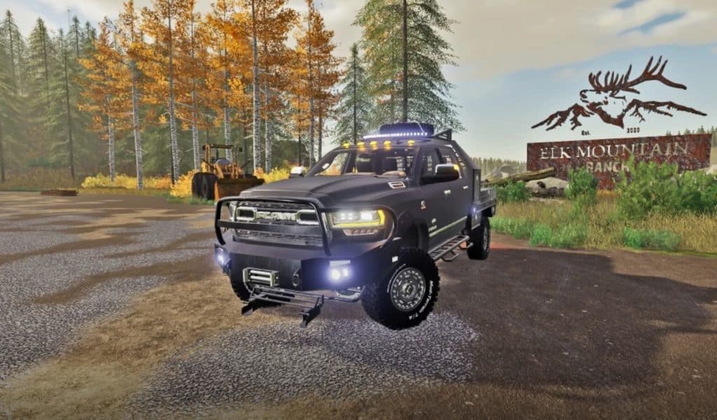FS19 Dodge RAM 3500 2019 v1.0.0.0 - FS 19 Cars Mod Download