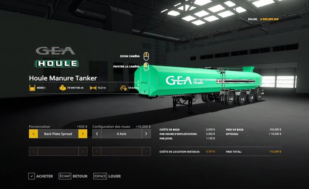 FS19 Houle Tanker v1.0.0.0 - FS 19 Trailers Mod Download