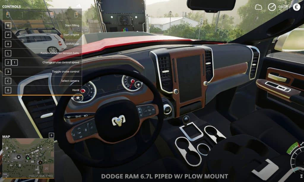 FS19 Hp Dodge Ram v1.0.0 (3) - Farming simulator 19 / 17 / 15 Mod