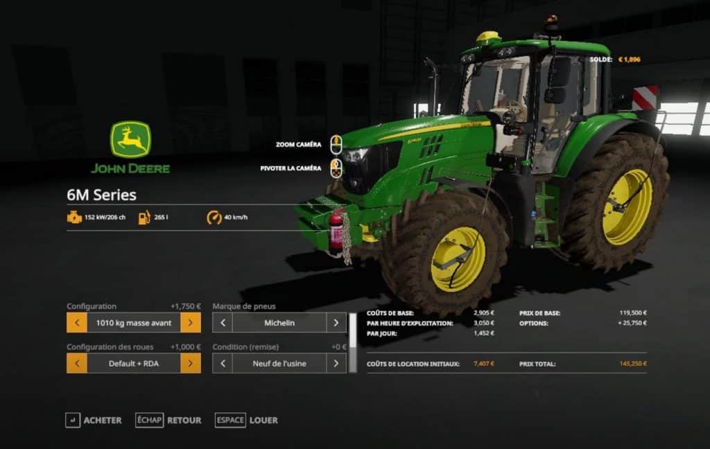 FS19 JOHN DEERE 6 tracks v1.0.0.0 - FS 19 Tractors Mod Download