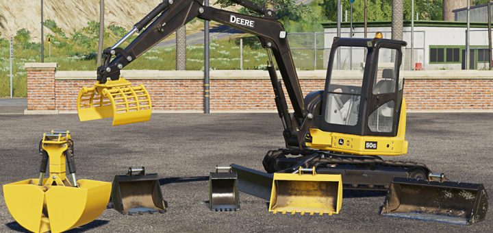Farming Simulator 19 Forklifts / Excavators Mods | FS 19 Forklifts ...