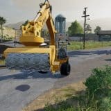 FS19 Liebherr Grinder V1.0 - FS 19 Forklifts / Excavators Mod Download