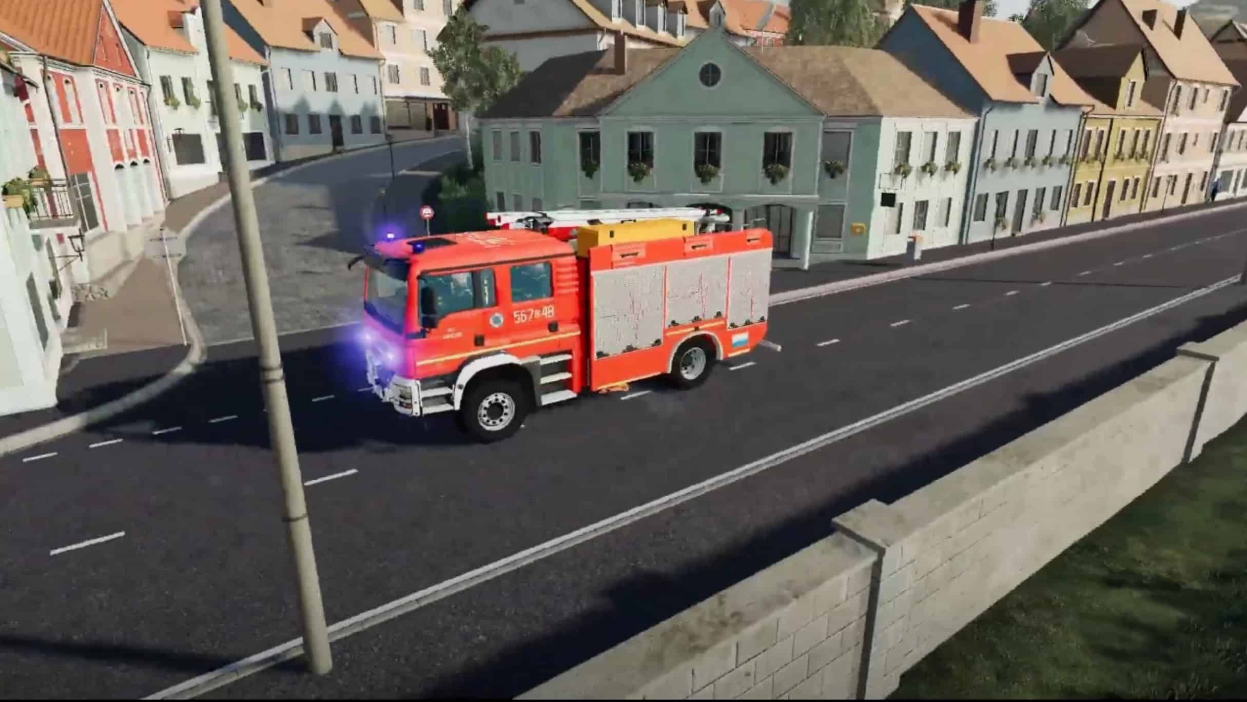 FS19 MAN gbart osp Jaroszów v1.0 - FS 19 Vehicles Mod Download