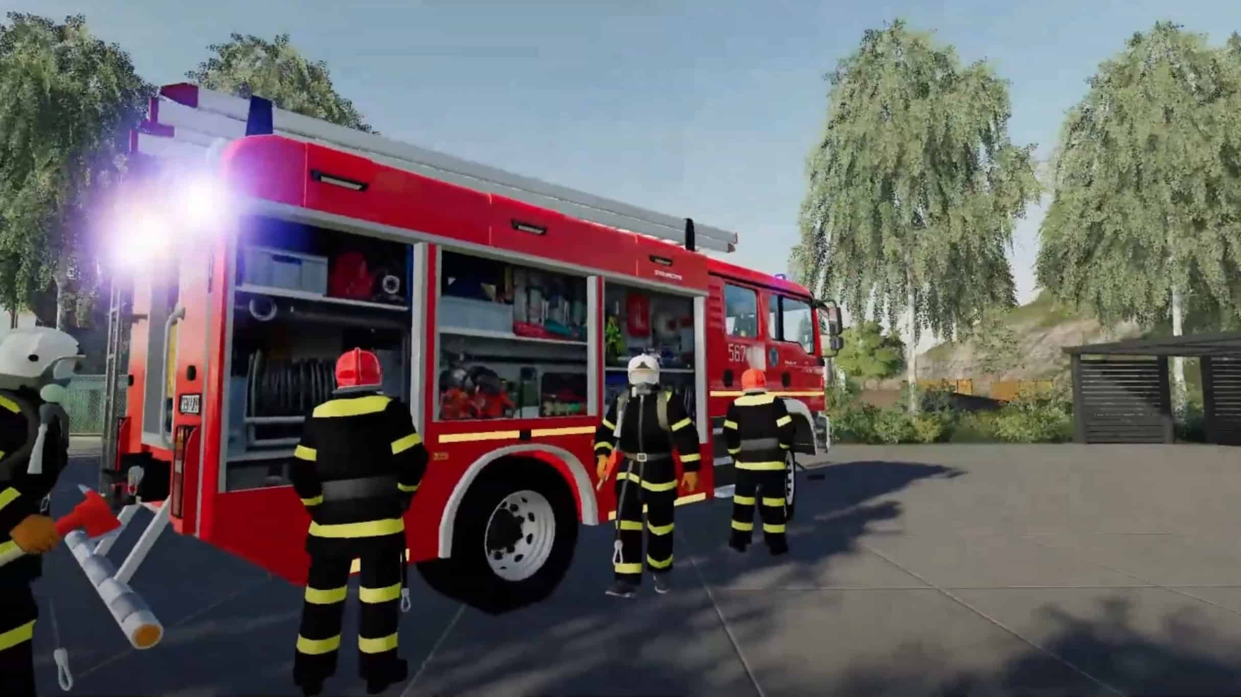 FS19 MAN gbart osp Jaroszów v1.0 - FS 19 Vehicles Mod Download