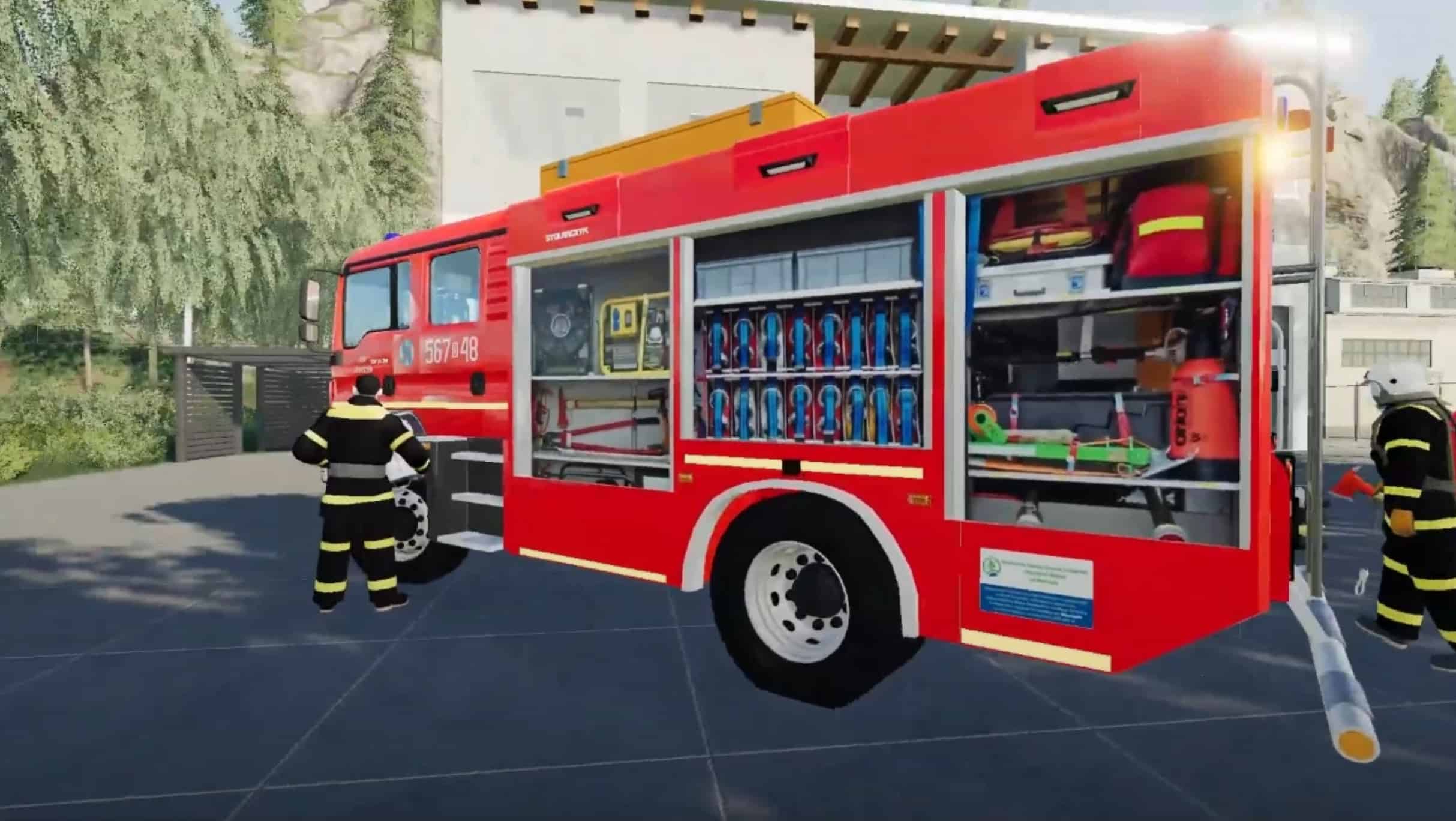 FS19 MAN gbart osp Jaroszów v1.0 - FS 19 Vehicles Mod Download