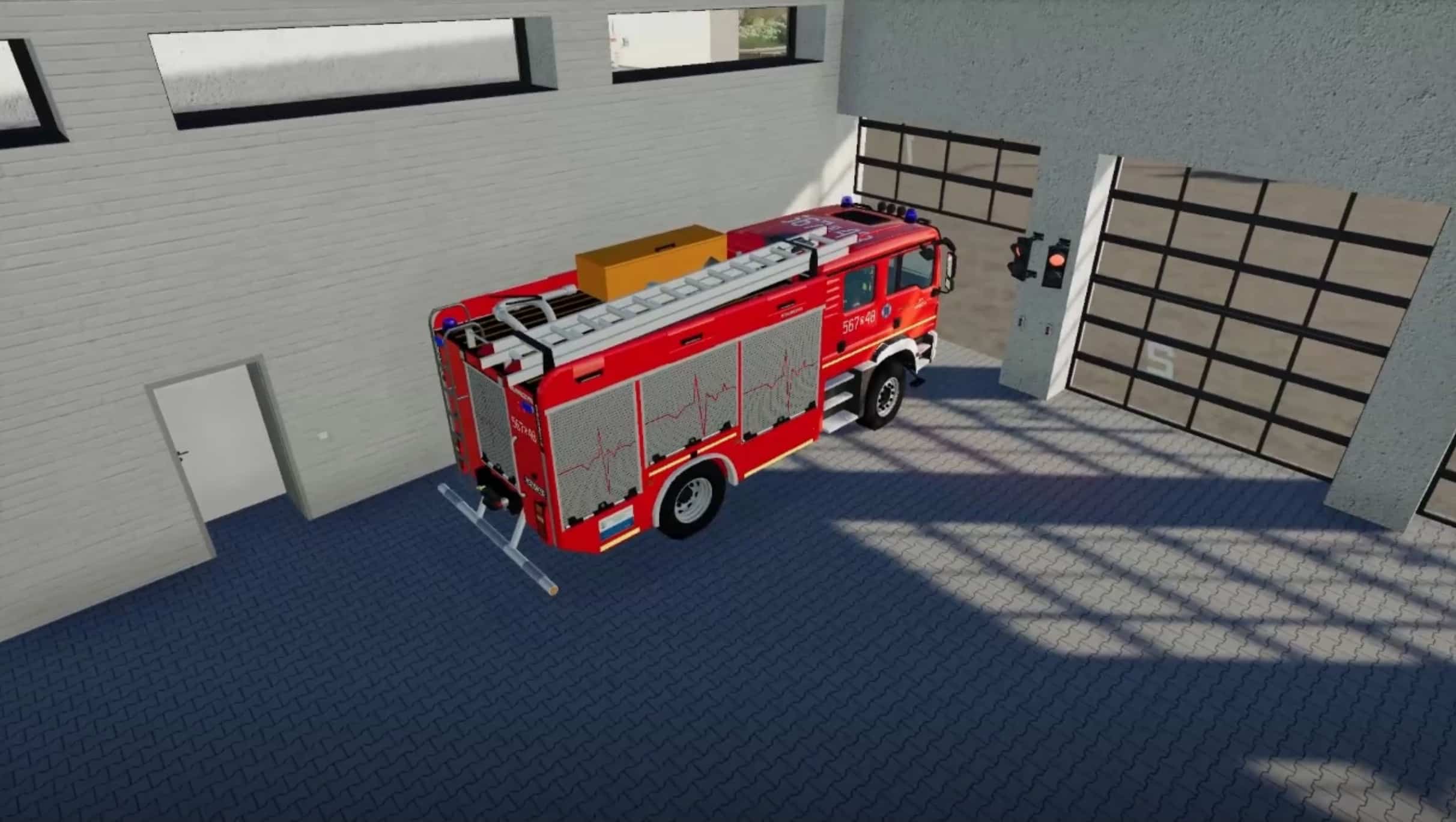 FS19 MAN gbart osp Jaroszów v1.0 - FS 19 Vehicles Mod Download