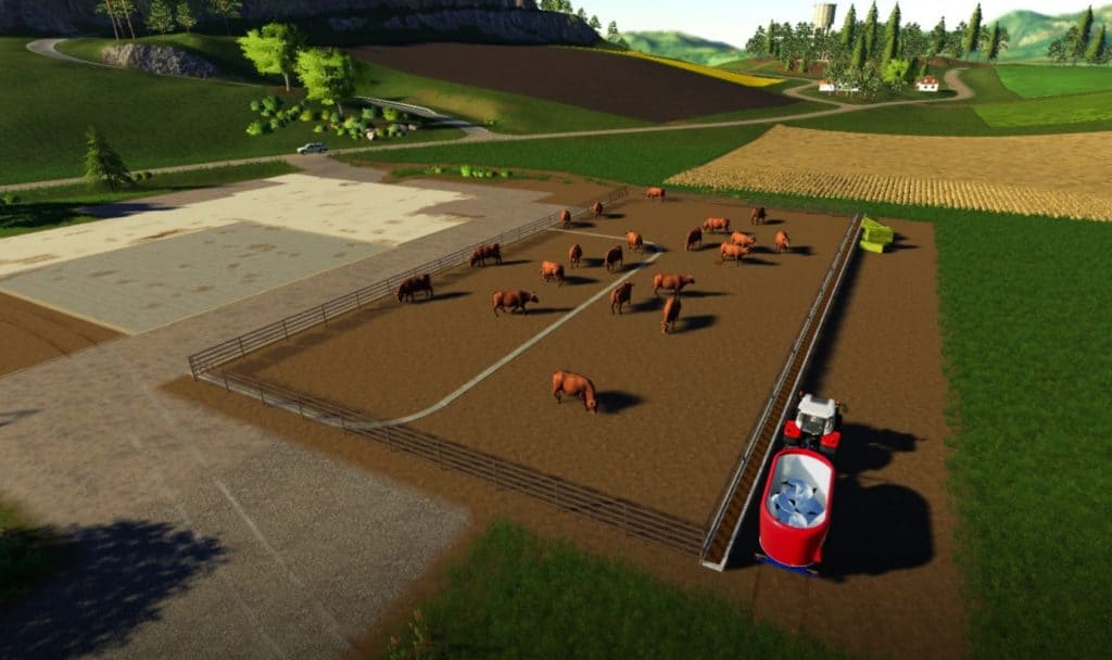 FS19 Medium Feedlot v1.2.0.0 - FS 19 Objects Mod Download