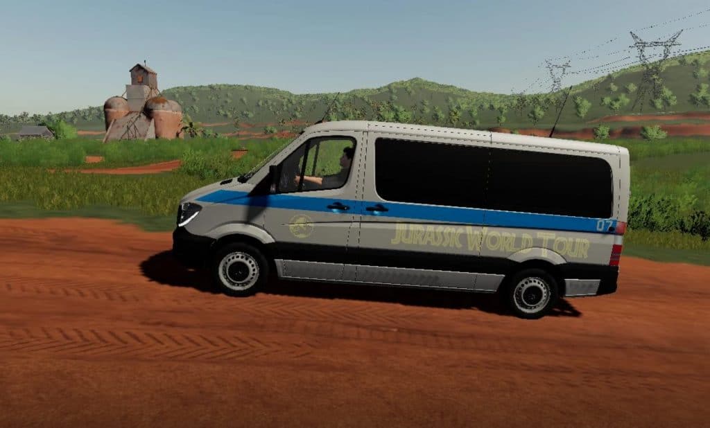 FS19 Mercedes Benz Sprinter [JW Tour Van] v1 (3) - Farming simulator 19 ...
