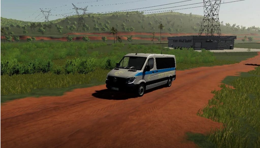 FS19 Mercedes Benz Sprinter [JW Tour Van] v1 (4) - Farming simulator 19 ...