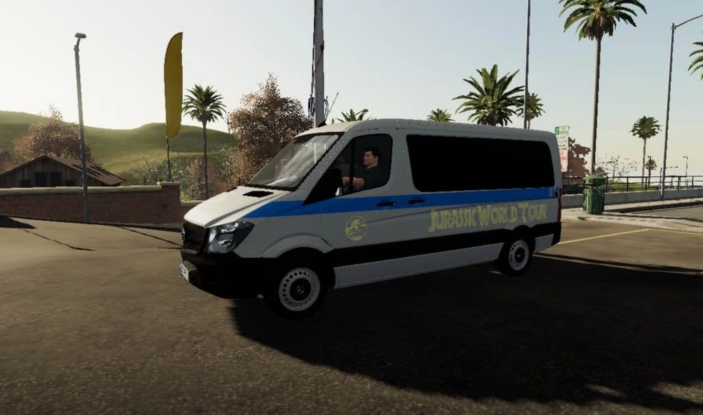 FS19 Mercedes Benz Sprinter [JW Tour Van] v1.0 - FS 19 Vehicles Mod ...