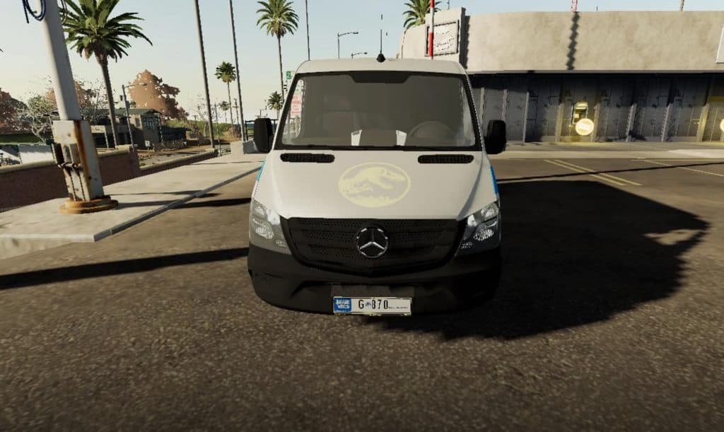 FS19 Mercedes Benz Sprinter [JW Tour Van] v1 (6) - Farming simulator 19 ...