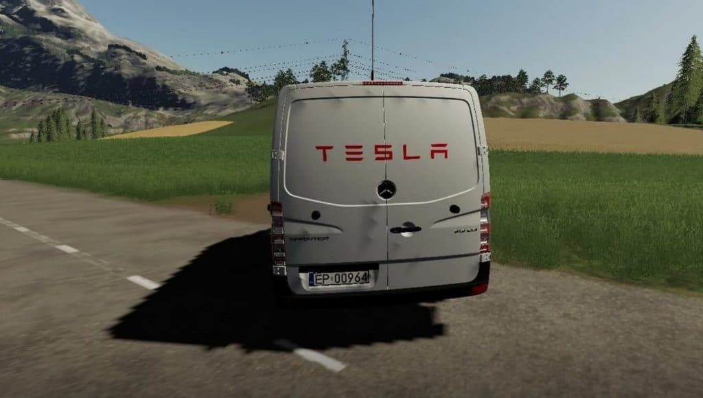 FS19 Mercedes Benz Sprinter Tesla Moblie Service v1 (2) - Farming ...
