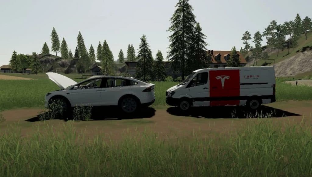FS19 Mercedes Benz Sprinter Tesla Moblie Service v1 (3) - Farming ...