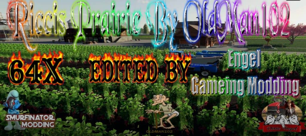 FS19 Ricci prairie 64x v1.1.0.0 - FS 19 Maps Mod Download