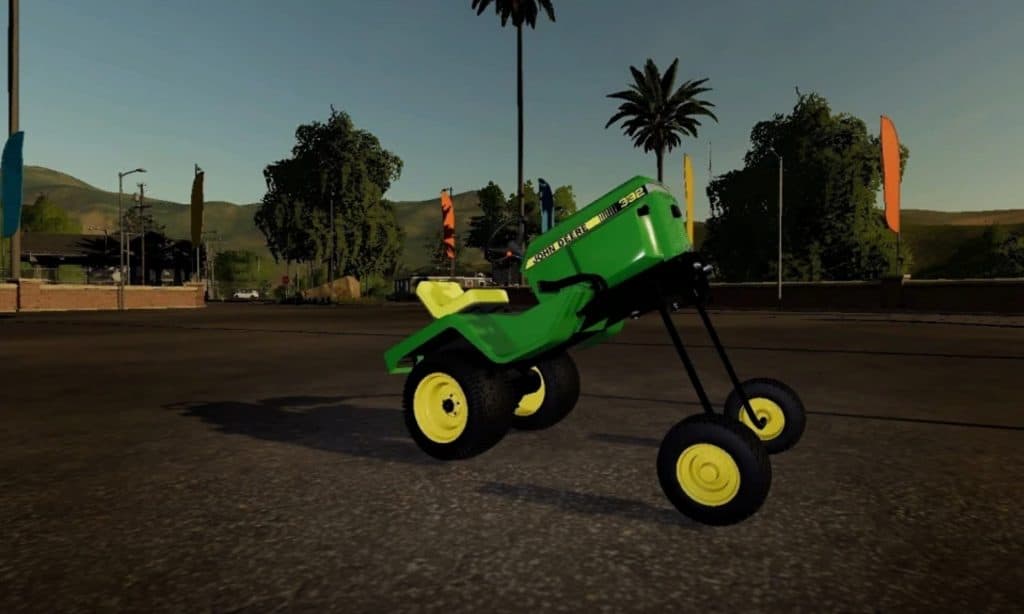 FS19 Squatted Lawn Mower v1.0.0.0 - FS 19 Vehicles Mod Download